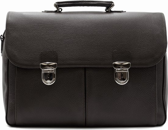 20SDE leren aktetas 17,3 classic bruin | bol