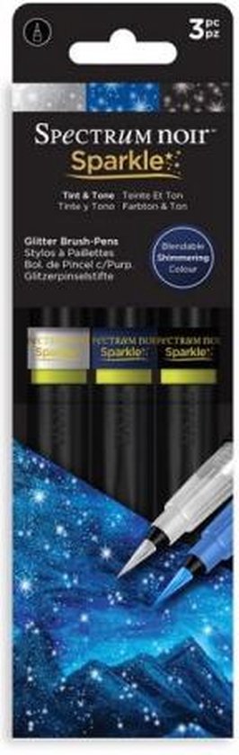Spectrum Noir alcohol marker Sparkle 3 Pen Sets - Tint & Tone | bol