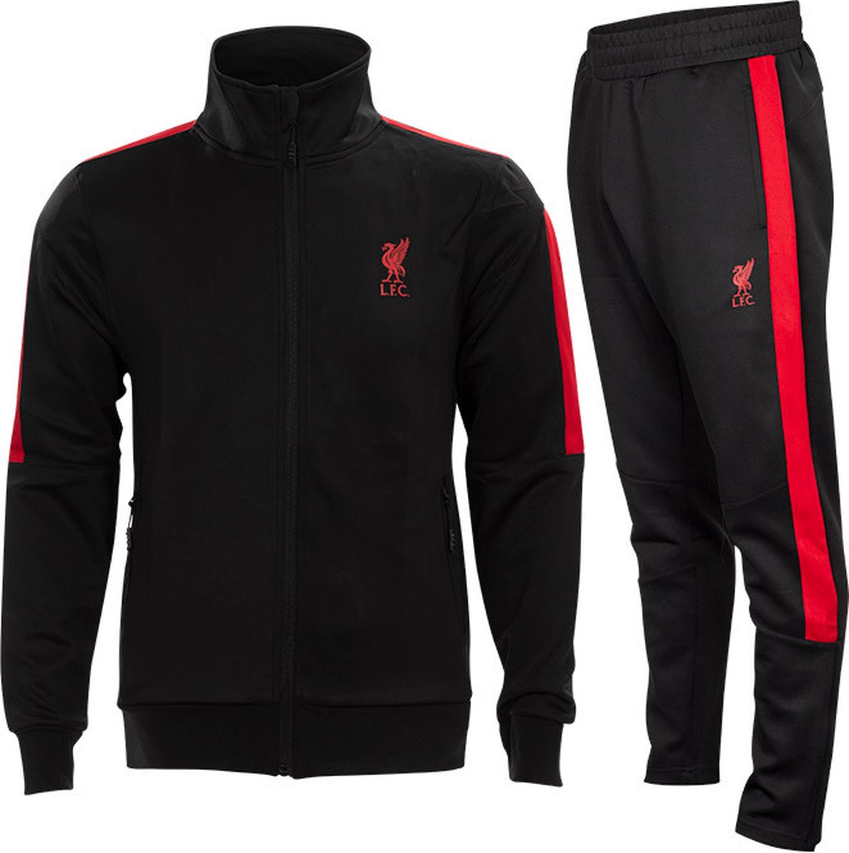Liverpool trainingspak LN volwassenen - maat XL - zwart/rood | bol.com