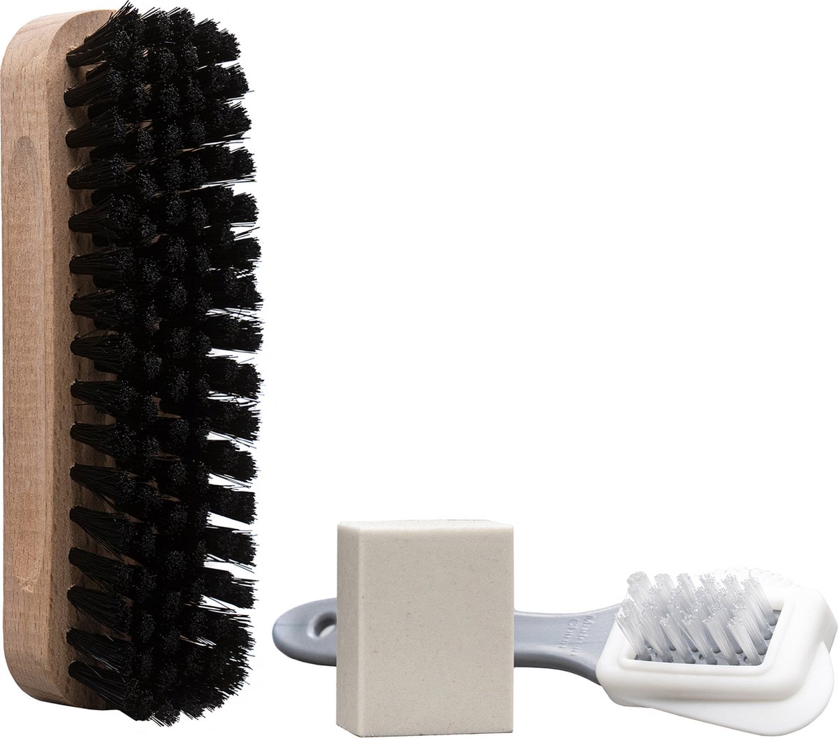 Bama Schoenpoetsset 3-delig - bestaande uit vuilborstel, suèdeborstel ...
