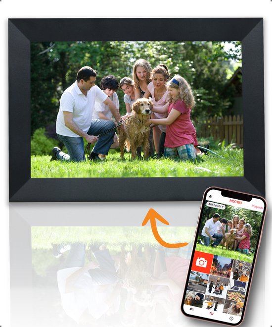 Digitale Fotolijst 15.6 inch FULL HD - Fotokader met FRAMEO app - 8GB ...