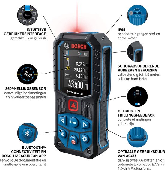 laser range finder - SMART USER INTERFACE - Laserafstandsmeter ...