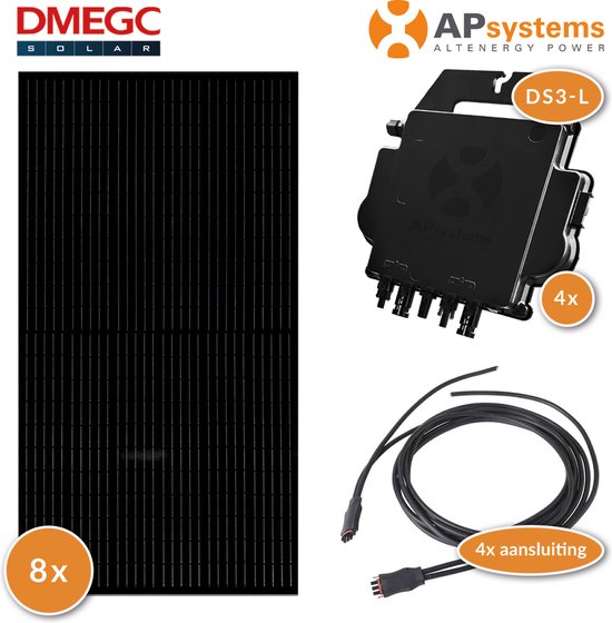 PV Systeem - DMEGC 405Wp - APSystems Micro omvormer - Zonder ...
