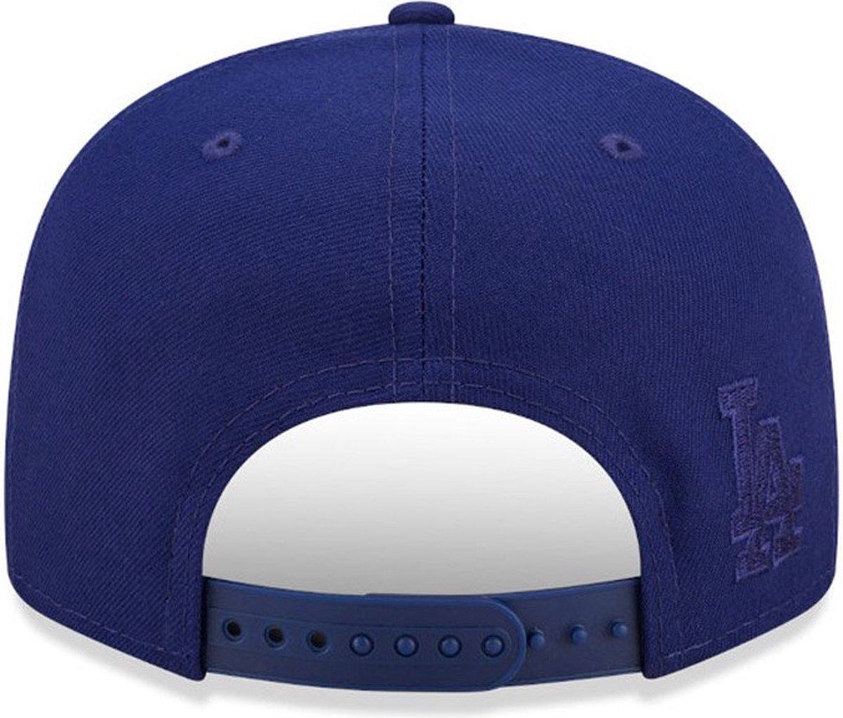 LA Dodgers Typo Patch Blue 9FIFTY Snapback Cap | bol