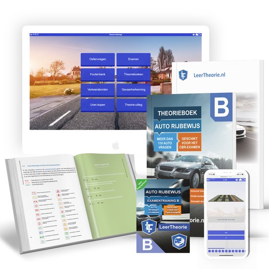 Auto Theorieboek + Samenvatting + Online 2023 - Auto theorie oefenen ...