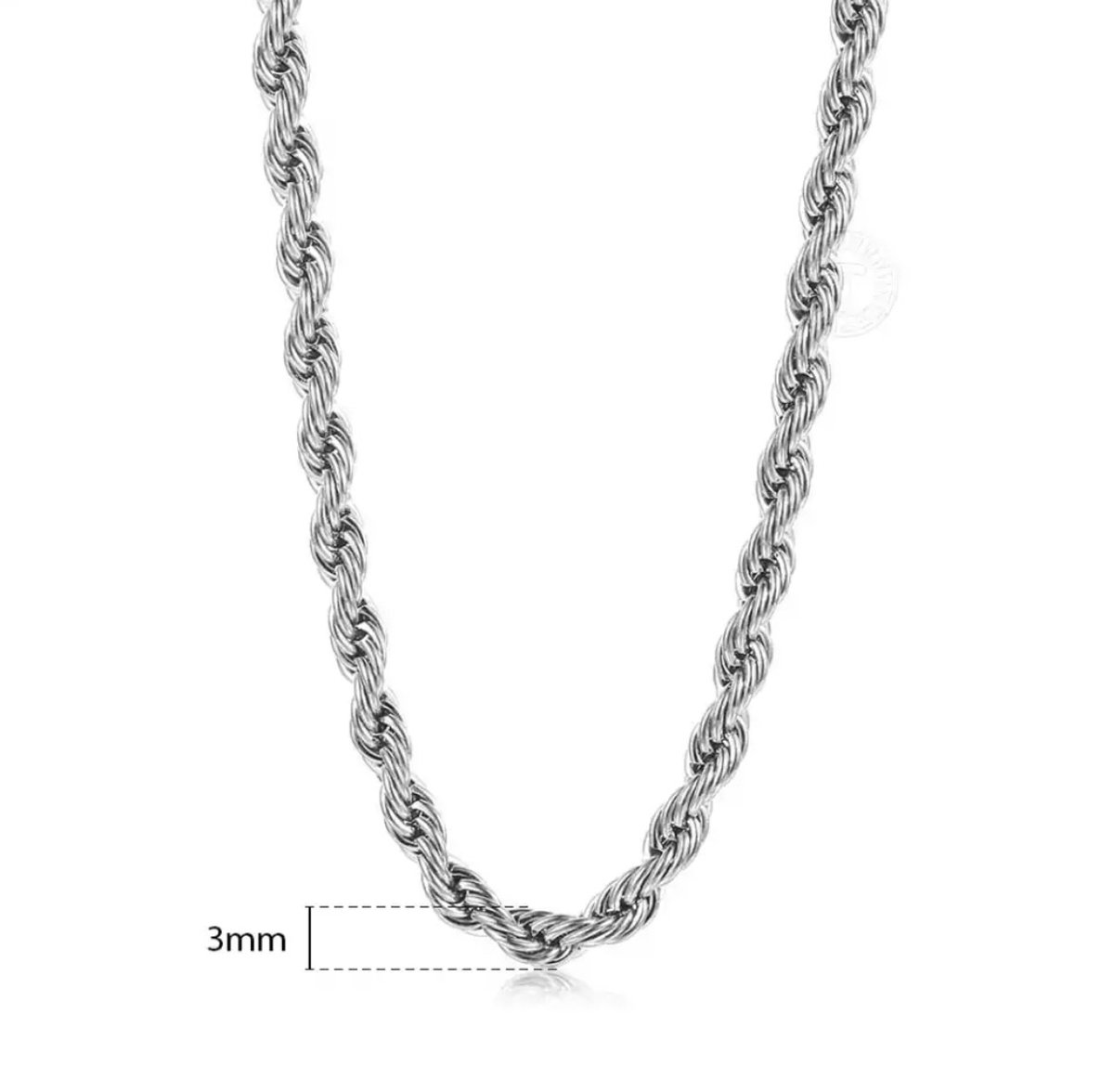 Cuban Link Ketting | Zilver | 3mm | Ketting Heren | Ketting Mannen ...
