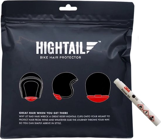 Hightail Hair Protector - voor op de motorhelm - bedacht door dames | bol
