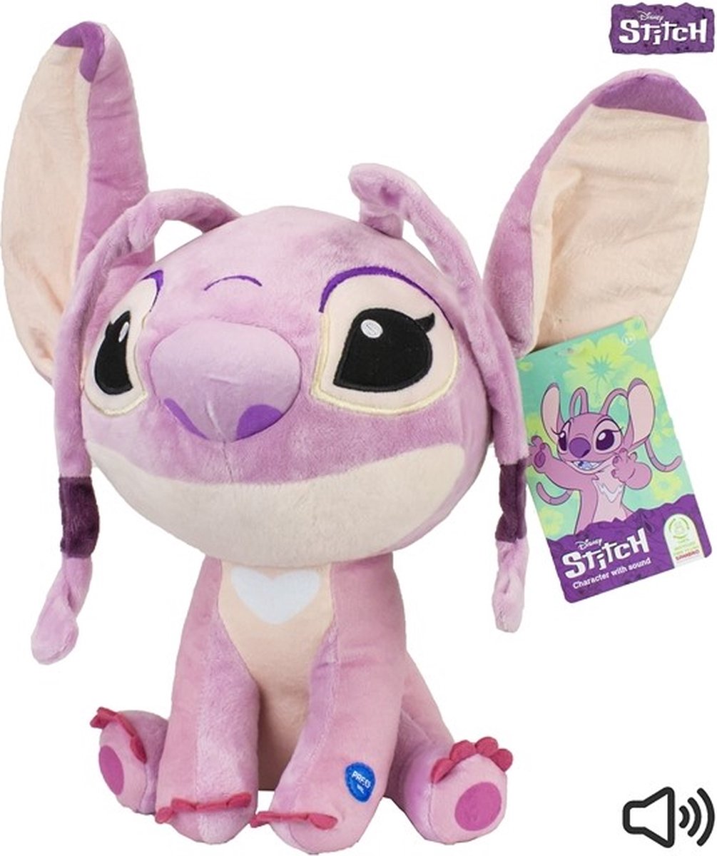 Disney - Angel knuffel met geluid - 30 cm - Pluche - Lilo & Stitch ...