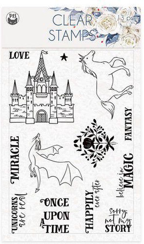 Piatek13 - Clear stamp set Once upon a Time 01 A6 P13-ONC-30 A6 | bol