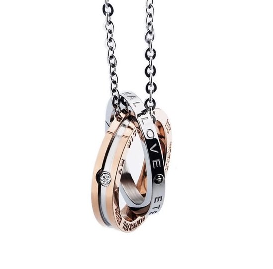Soraro Eternal ketting set - Liefdes cadeau voor koppel - Relatie ...