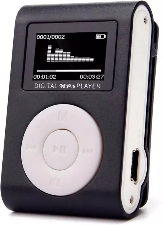 MP3 Speler - MP3 Speler inclusief Oordopjes - MP3 16GB Geheugen - MP3 ...