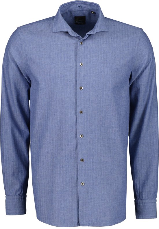 Jac Hensen Overhemd - Modern Fit - Blauw - 3XL Grote Maten | bol