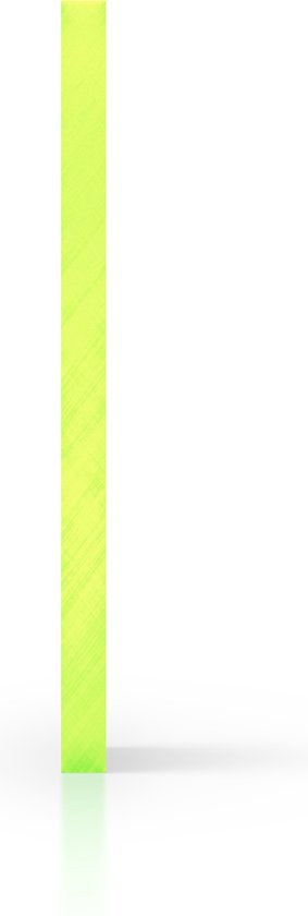 Plexiglas plaat 3 mm dik - 90 x 70 cm - Fluor Groen | bol