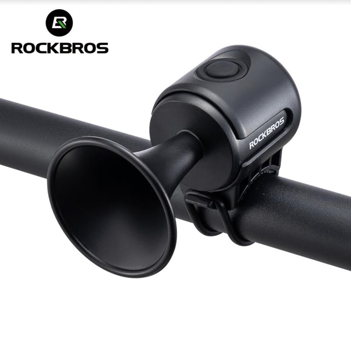 Rockbros Elektrische Fietshoorn - Fietsbellen - Fietstoeter - Zwart - Waterbestendig | bol.com