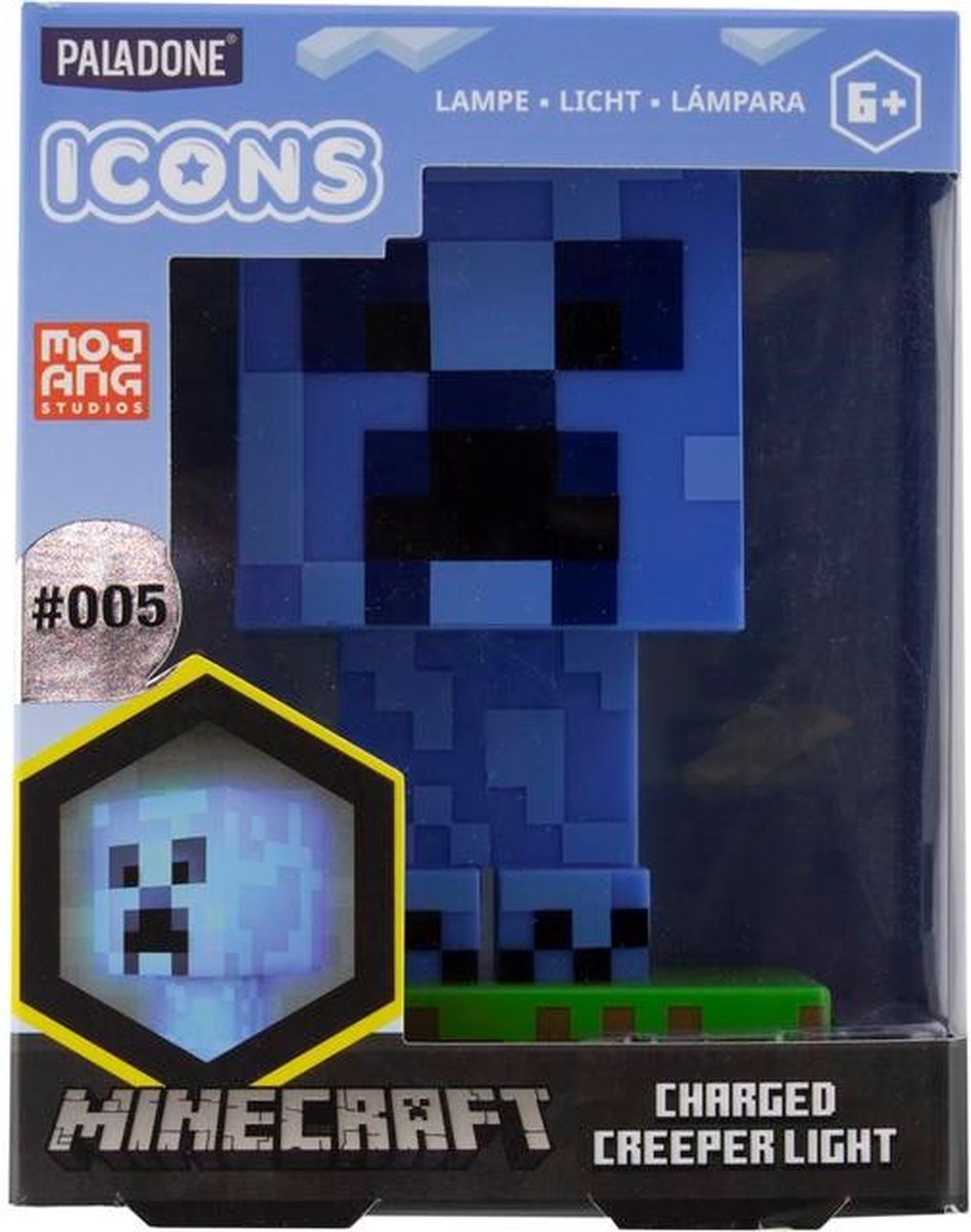 Paladone - Minecraft: Charged Creeper Icon Light | bol.com