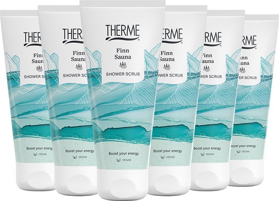 6x Therme Shower Scrub Finn Sauna 200 ml | bol