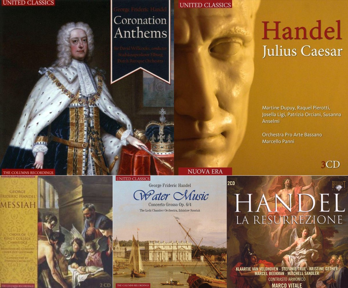 Georg Friedrich Händel CD set, Georg Friedrich Handel | Muziek | bol