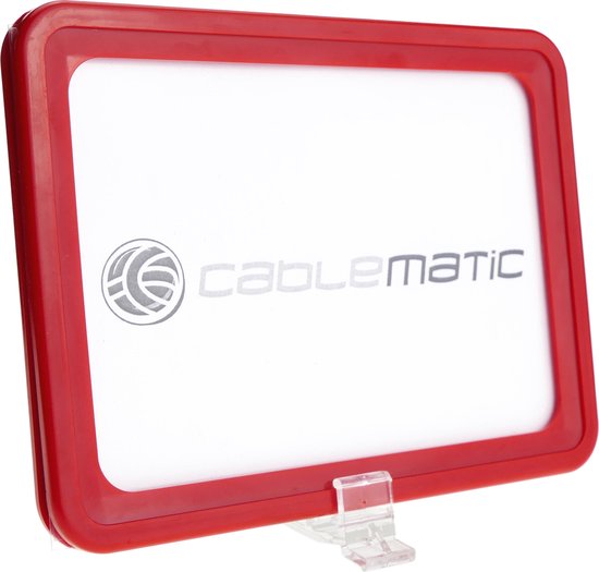 PrimeMatik - Frame voor borden en borden A3 427x304mm rood voor ...