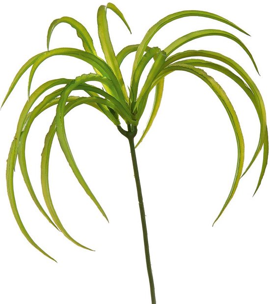 Deco Grass bush/hanging green - kunstbloem 30 cm | bol.com