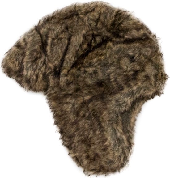 Bruine Fake Fur Trapper Muts - Fake Fur - Bruin - | bol.com