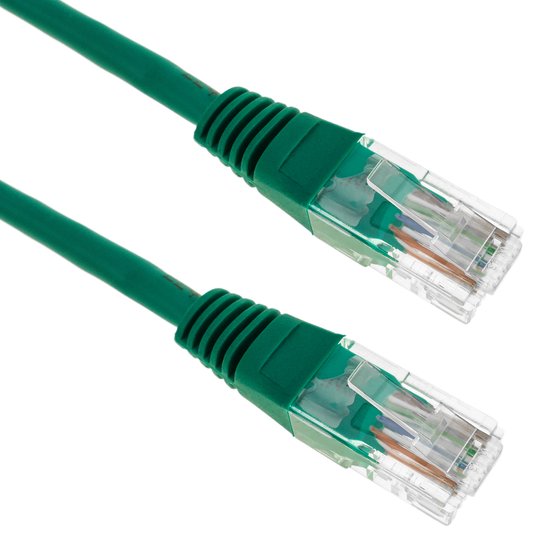 BeMatik - 1 m groene Cat.5e UTP Ethernet-netwerkkabel | bol