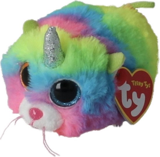 Ty - Knuffel - Teeny Ty - Heather Cat - 10cm | bol