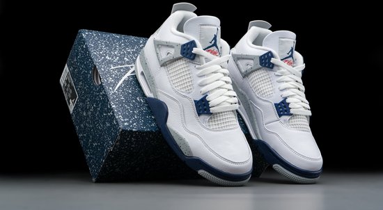 Air Jordan 4 Retro Midnight Navy DH6927-140 Maat 44.5 Kleur als op foto | bol.com