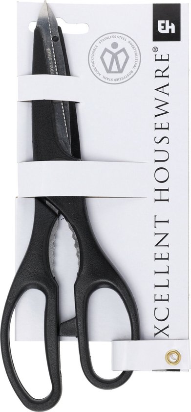 Excellent Houseware Multifunctionele huishoud/keuken schaar - zwart ...