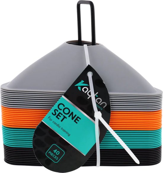 Kaytan - 40 stuks - Trainingshoedjes - Pionnen - Voetbal | bol