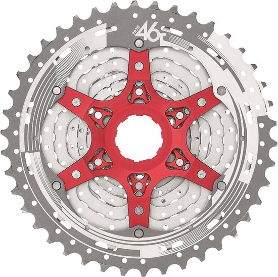 Cassette Sunrace CSMX8 - 11 speed 11-46T - metalic | bol.com