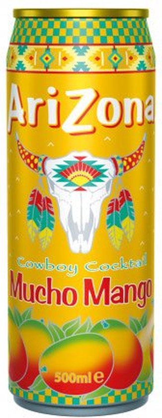 Arizona - Mucho Mango Blik - 12x500ML | bol