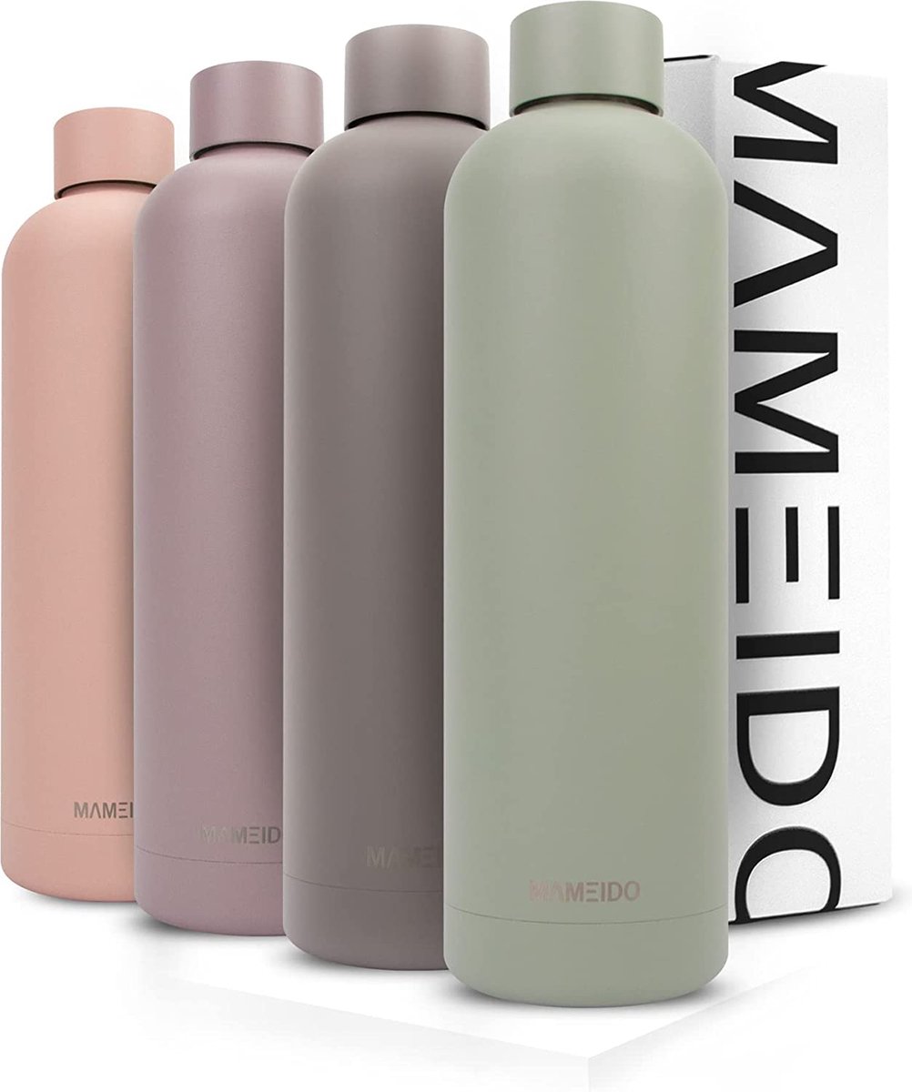 MAMEIDO Roestvrij staal Drinkfles 750ml - lekvrije thermosfles ...