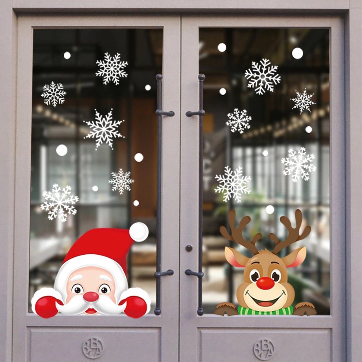 Kerst Raam Stickers | bol.com