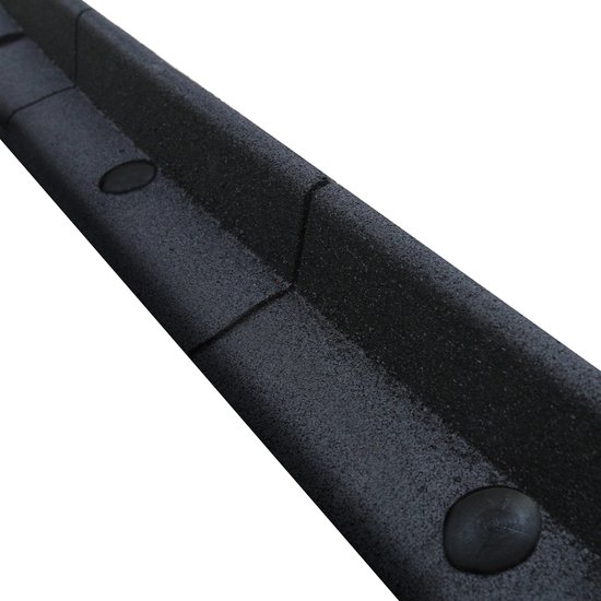 Flexibele Borderrand tuin - Zwart - Set: 4 x 1.2 meter (120 x 8.1 x 8.1 ...