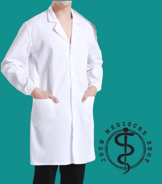 BHVsupply™ - laboratoriumjas - Unisex - M - labjas - doktersjas - witte ...