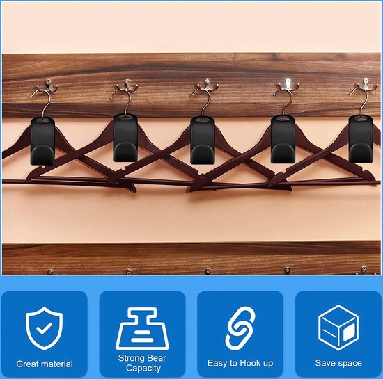 Kleding hangers set – clothes hanger set | bol.com