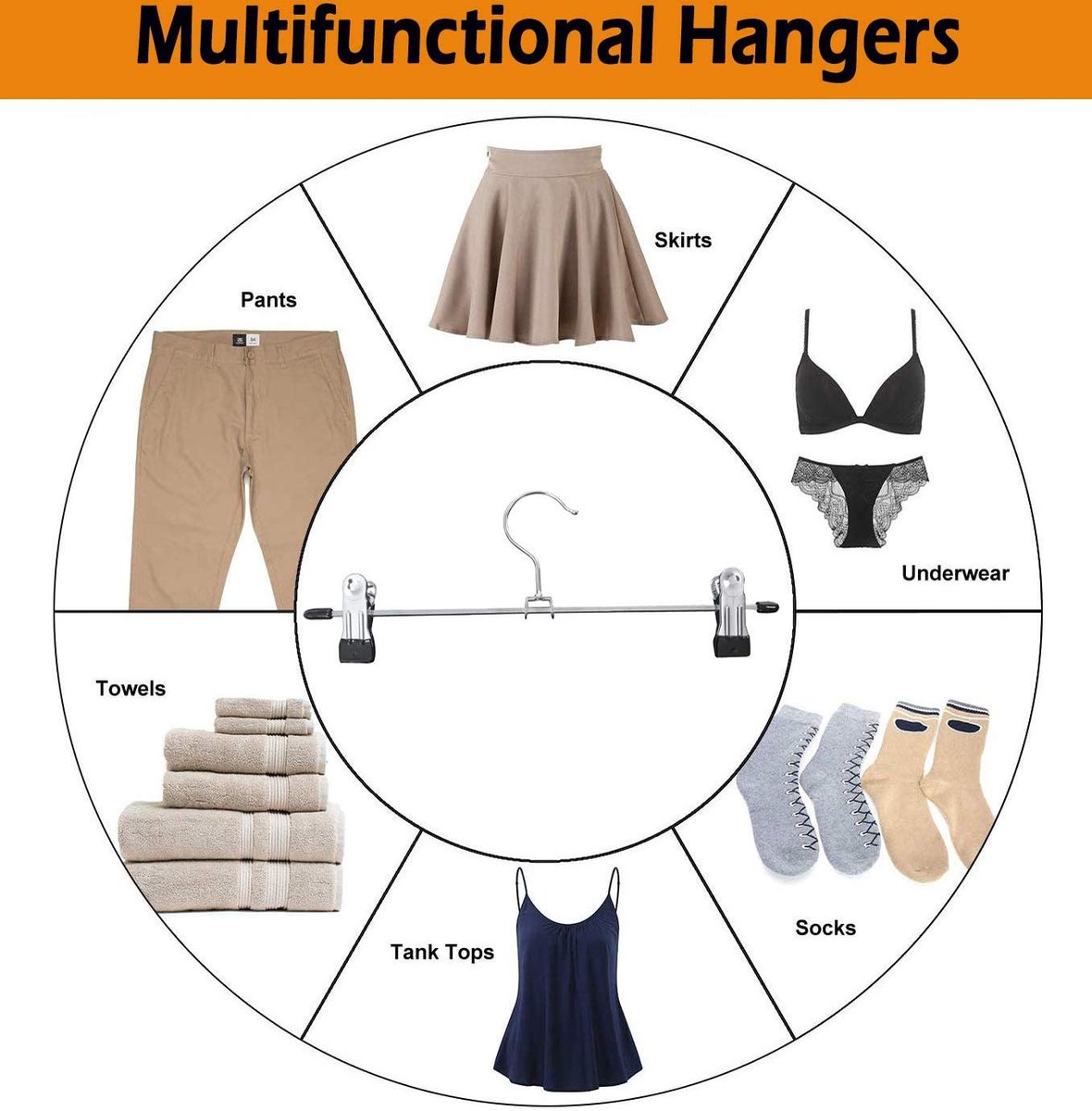 Kleding hangers set – clothes hanger set | bol.com