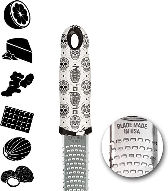 Microplane 53320 Premium Rasp zester - Funky Skull - Staal | bol