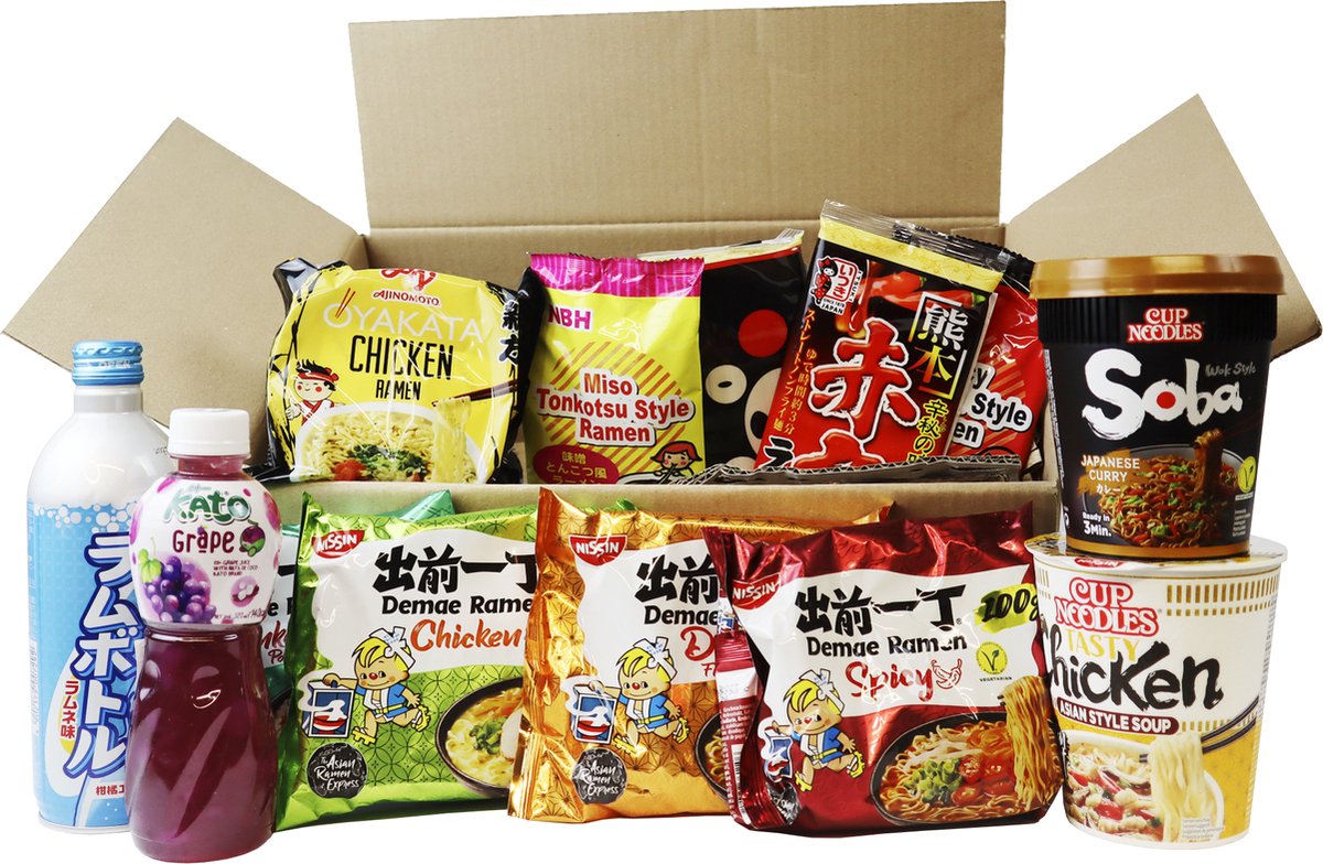 SALE van € 40, NU VOOR € 32,- // NEW Japanse Noodle Box - Mix van ...
