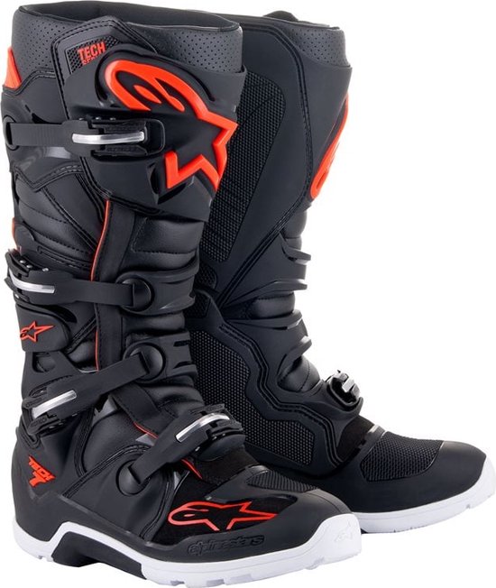 Alpinestars Tech 7 Enduro Black Red Fluo 9 | bol.com