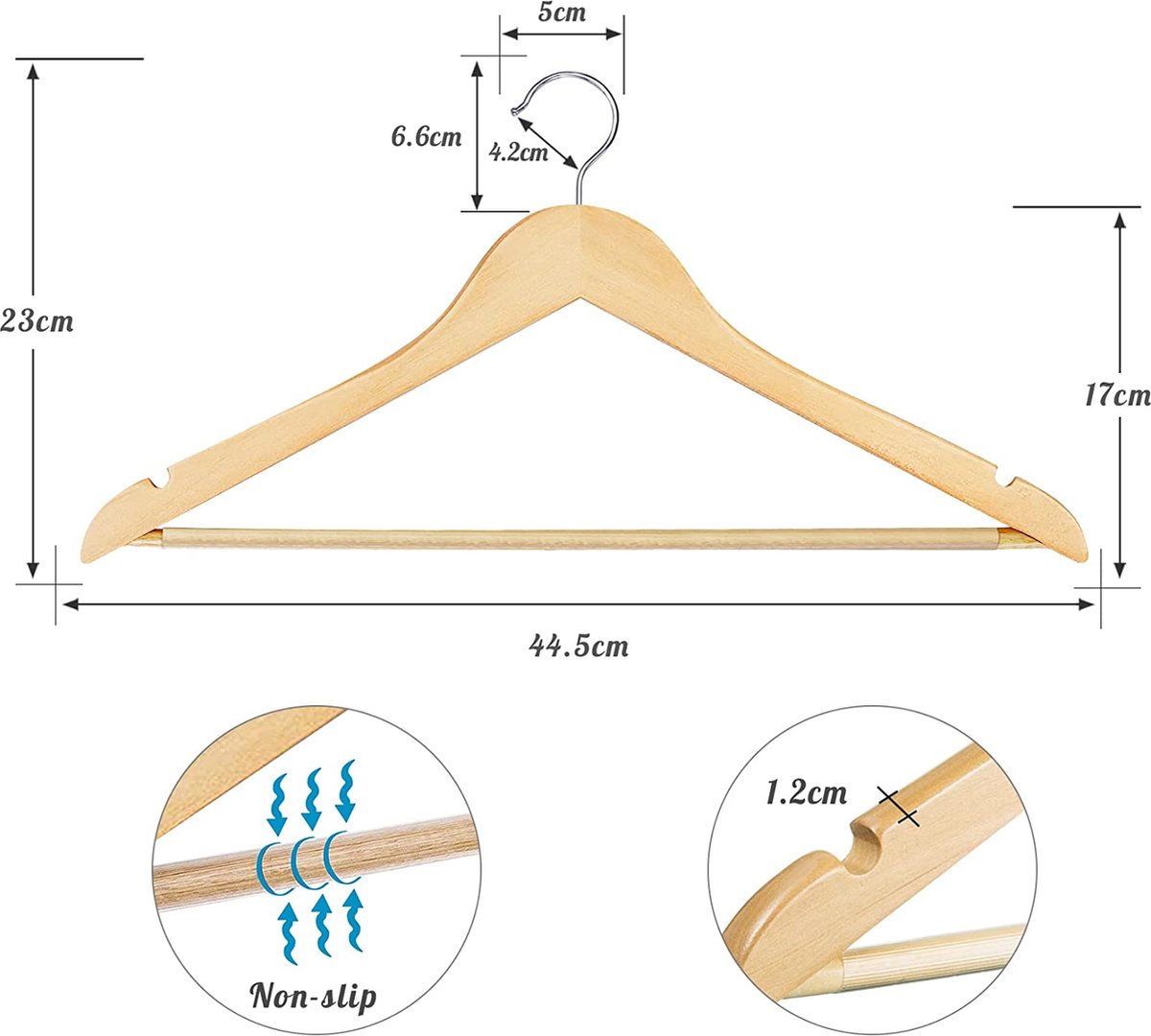 Kleding hangers set – clothes hanger set | bol.com
