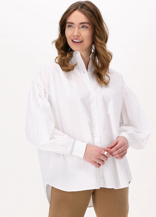 10DAYS Oversized Blouse Blouses Dames - Gebroken wit - Maat L | bol