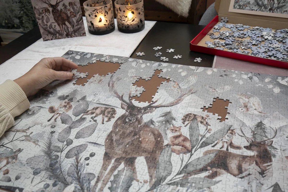 DePuzzelbox - Winter Wonderland - 1000 stukjes Puzzel - Legpuzzel ...