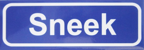 Koelkast magneet plaatsnaambord Sneek. | bol