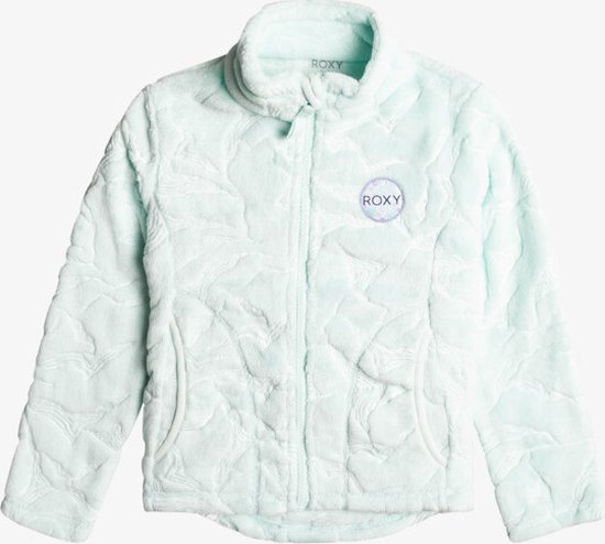 Roxy - Fleece jas met rits voor meisjes - Mini iglo - Aqua - maat 116 ...