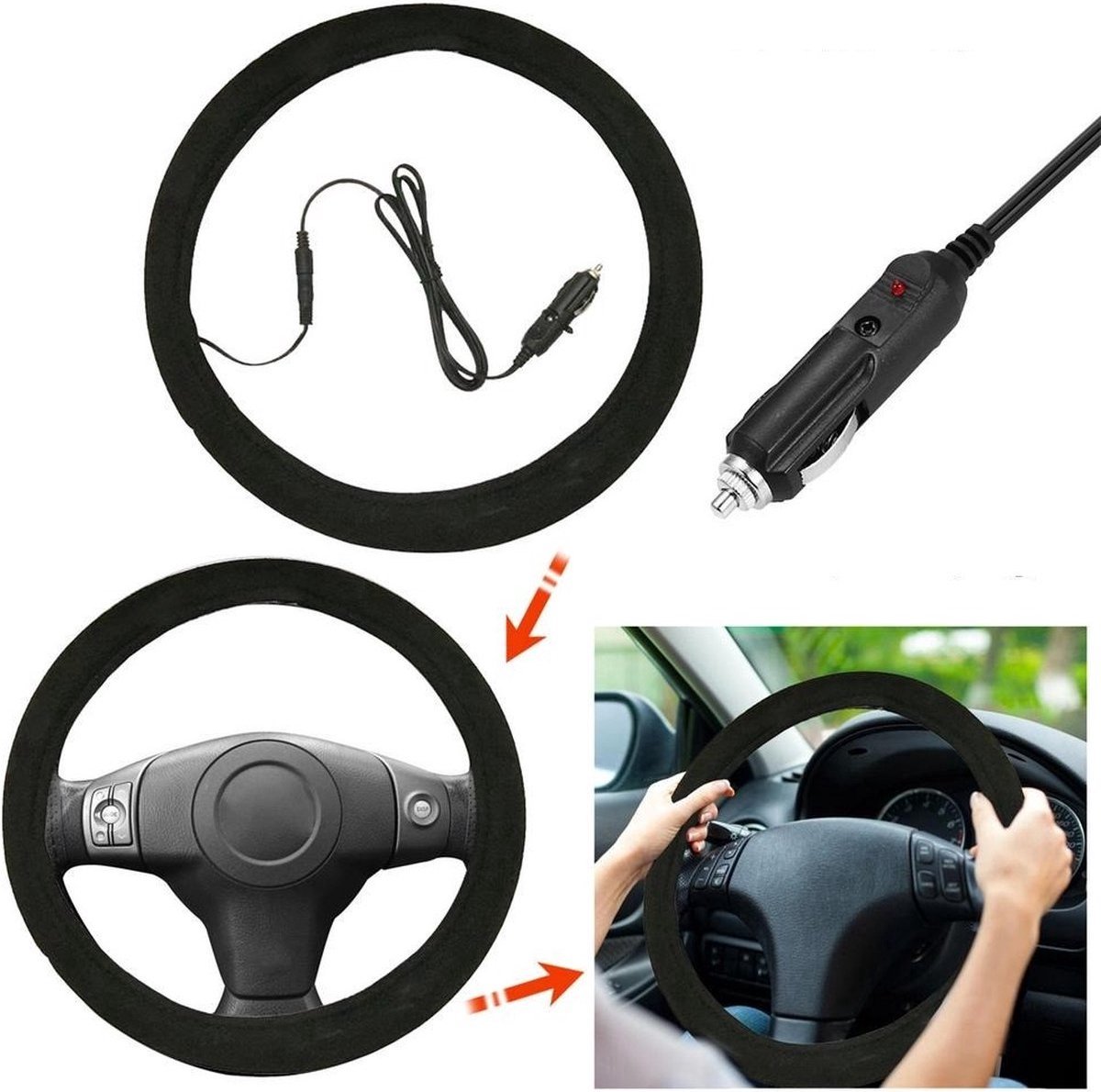 SMARTZ? Stuurverwarming Auto - Stuurverwarming Stuurhoes - Hoes voor ...
