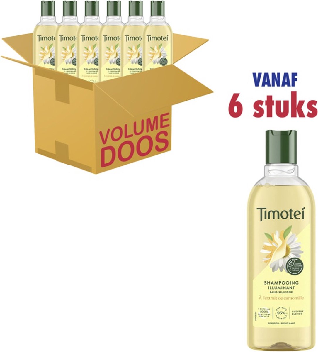 Timotei Shampoo Kamille - 6 x 300ml | bol.com