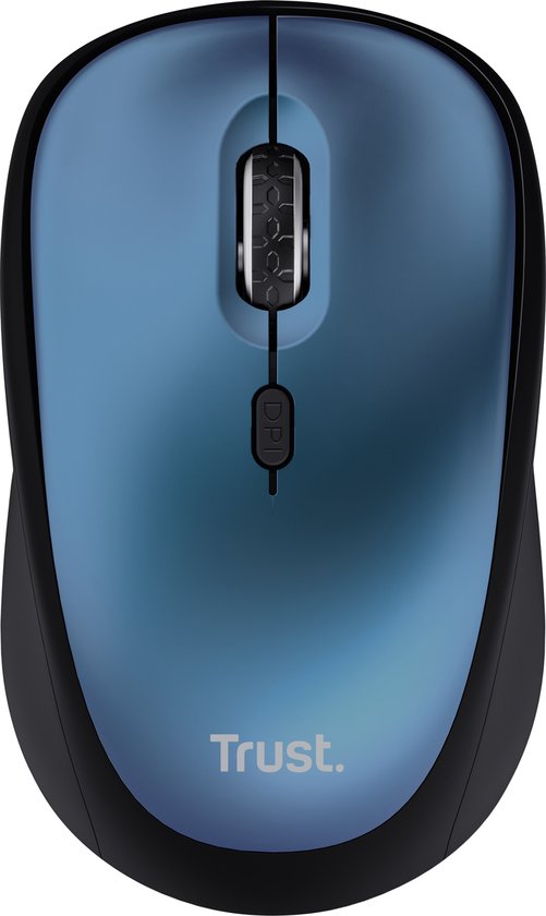 Trust Yvi+ - Draadloze Muis - Compact - Stil - Blauw | bol