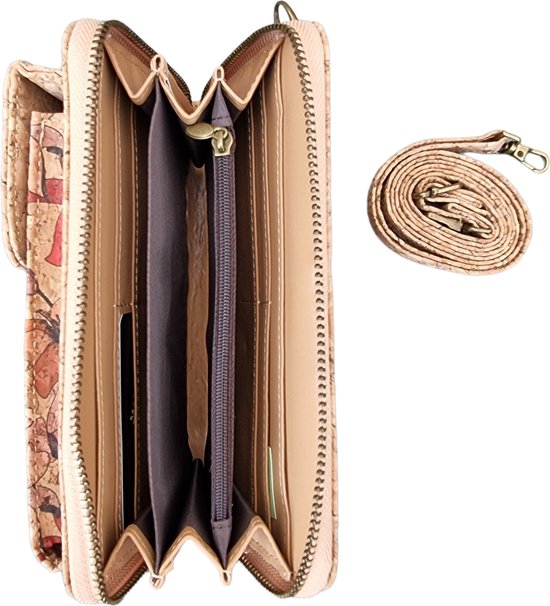 VIQRI - compact telefoontasje - dames portemonnee tas - dames tas ...