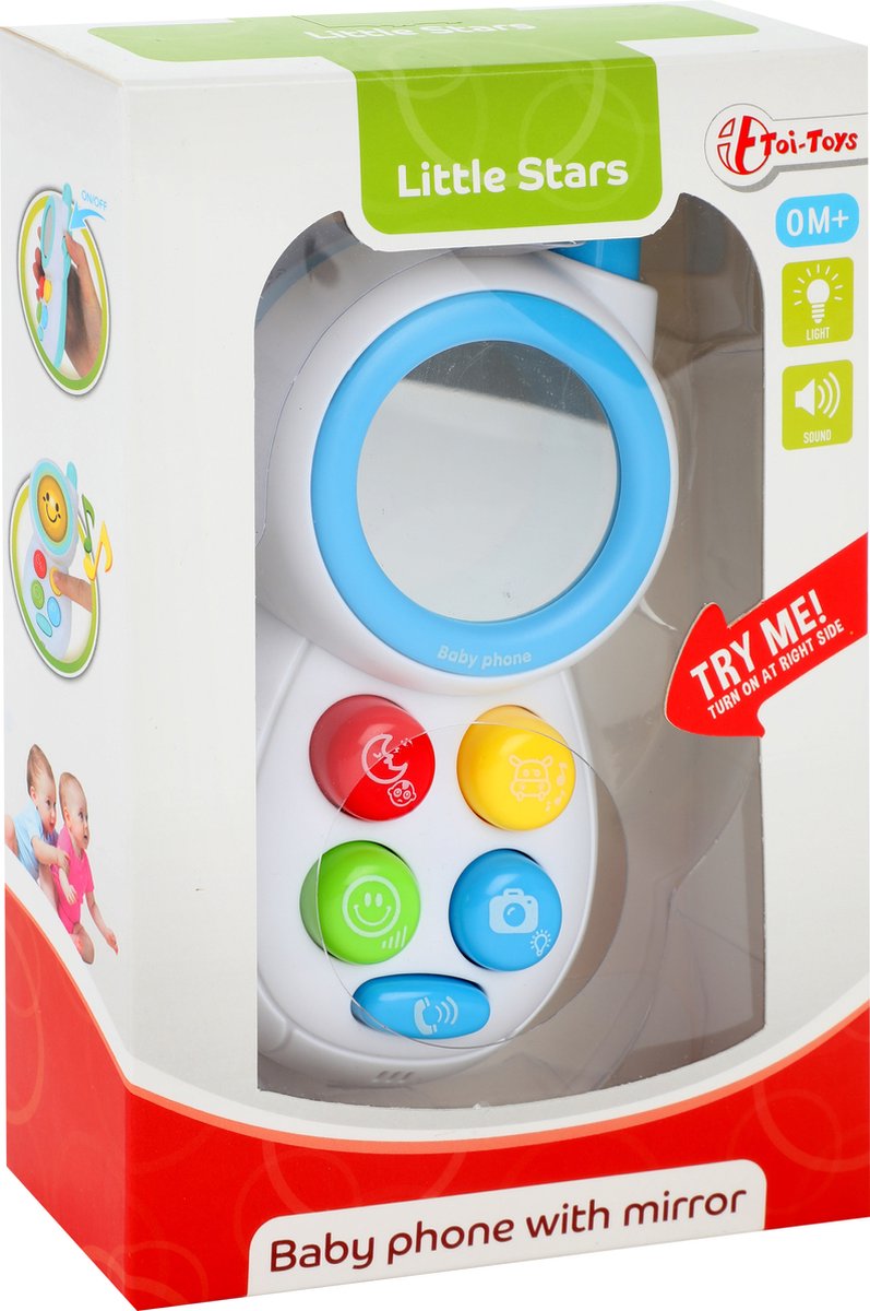 Toi-Toys Little Stars Telefoon met spiegel - Speelgoedtelefoon (72965A ...